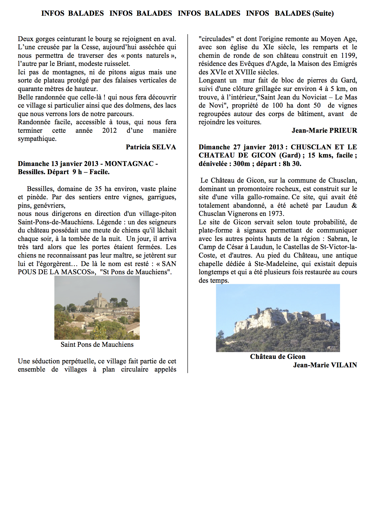 Journal – La Marche à Suivre